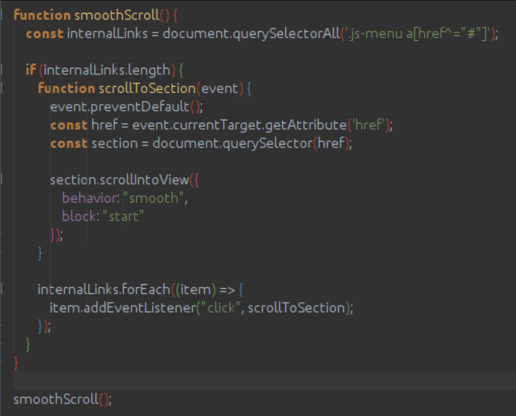 Rodrigo Brito - JS-0311 - Scroll Suave Link Interno
