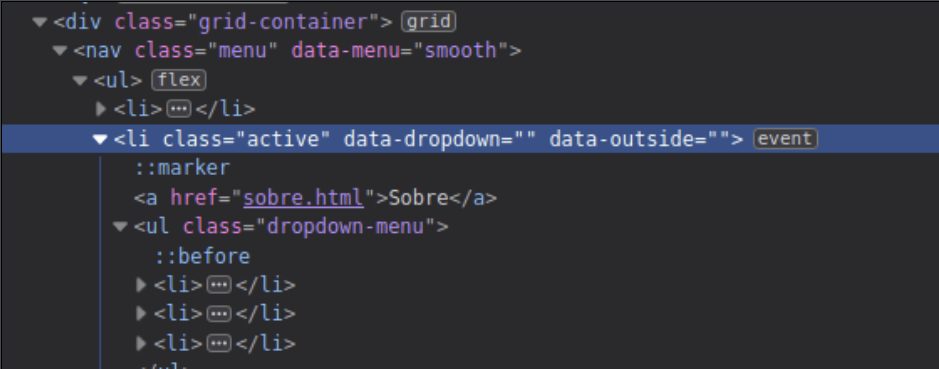 Rodrigo Brito - JS-0505 - JavaScript Completo ES6 - Dropdown Menu e Event Bubbling